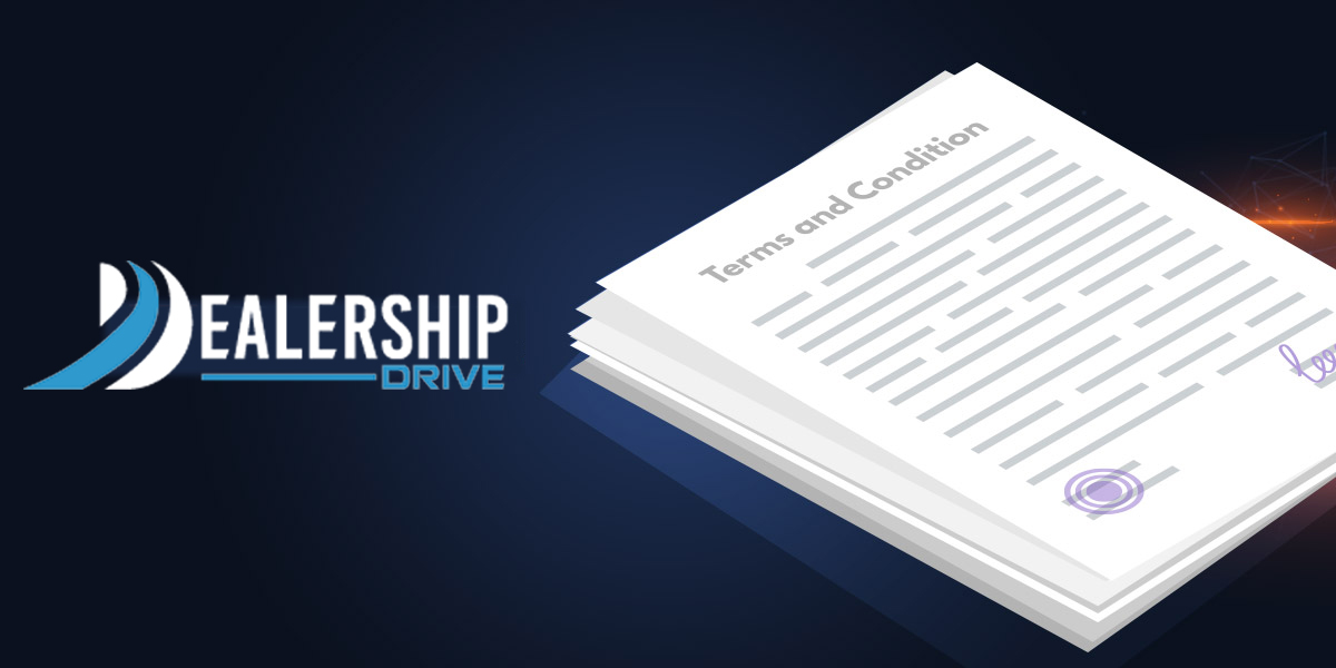 Terms of Use | Dealership Drive